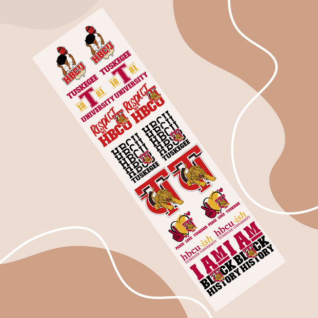 Pre-Built Tuskegee University Gang Sheet - 84 Inches – Alabama Vinyl